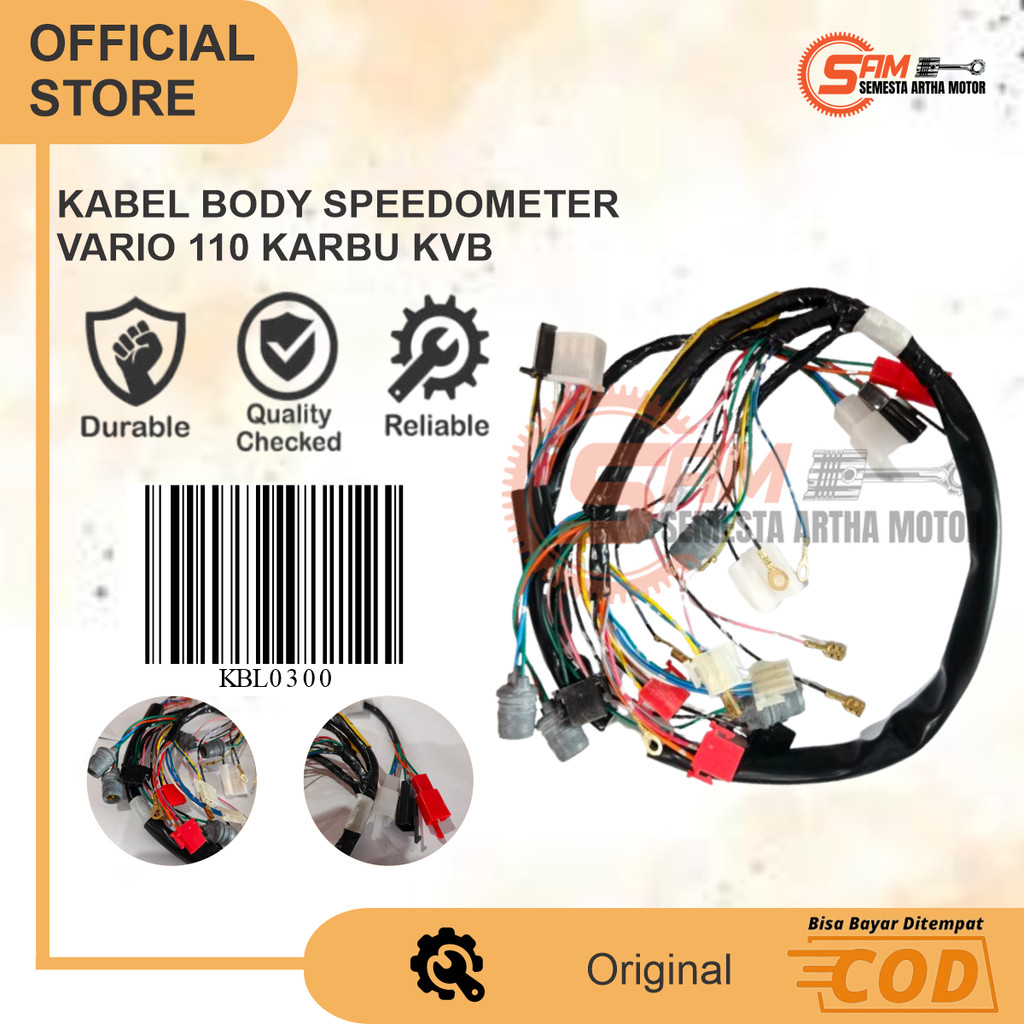Jual Kabel Bodi Speedometer Set Vario 110 CW KVB Lama Spido Kilometer ...