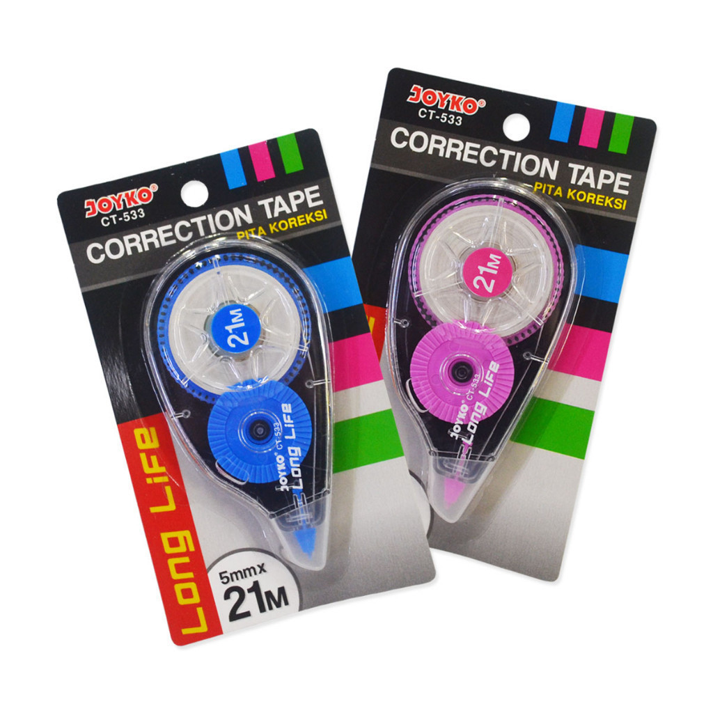 Jual Tipex Roll JOYKO CT-533 21M Correction Tape M&G 20M ACT-52371 ACT ...