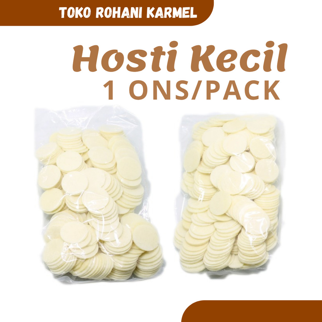 Jual HOSTI KECIL PERJAMUAN (1 ONS) / ROTI PERJAMUAN / HOSTI KOMUNI ...