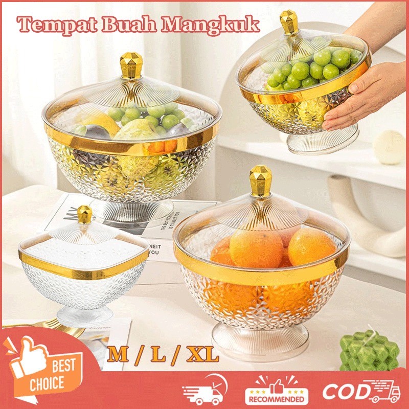 Jual Tempat Buah Mangkuk Tempat Buah Aesthetic Tempat Kue Dengan Stand ...