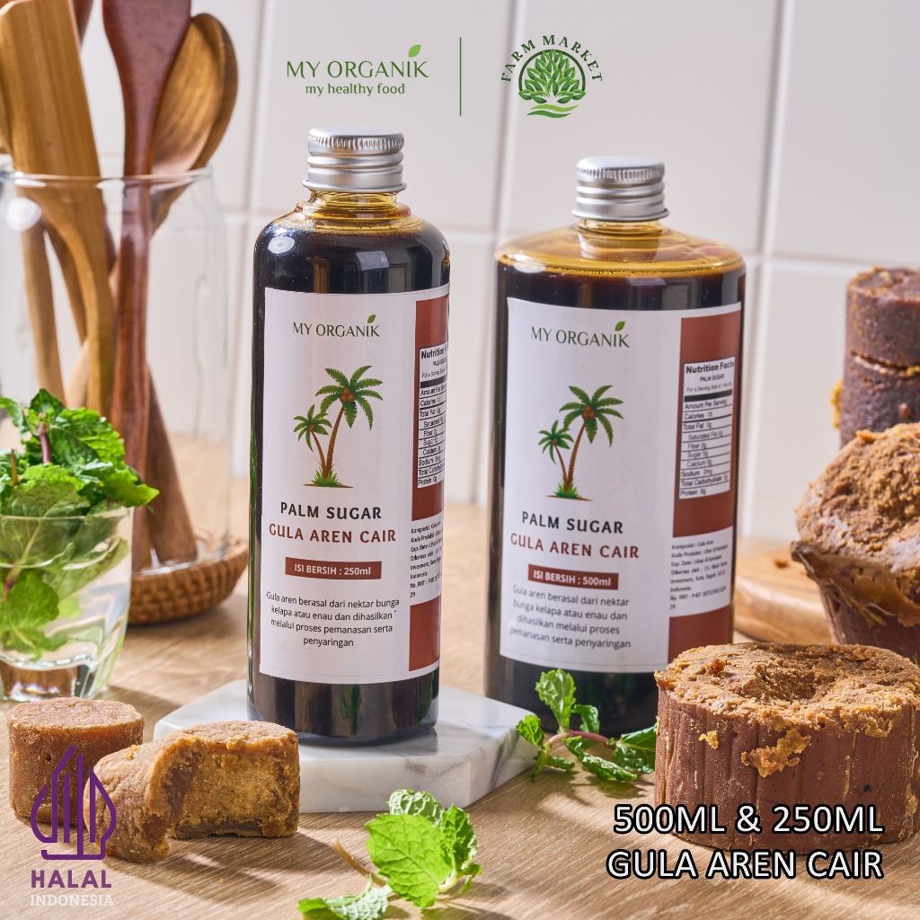 Jual My Organik Gula Aren Cair / Liquid Palm Sugar 250ml Untuk Kopi dan ...