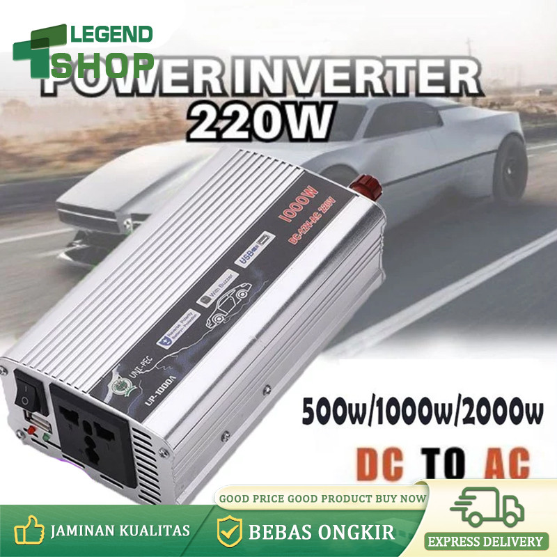 Jual Power Inverter 220W 500W 1000W 2000W 4000W Inverter DC 12V to AC ...