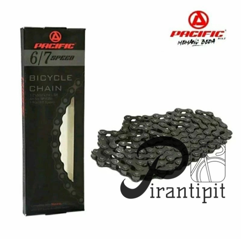 Jual RANTAI CHAIN 6 7 SPEED 1/2" X 3/32" X 116L 116L SP F 206 PACIFIC ...