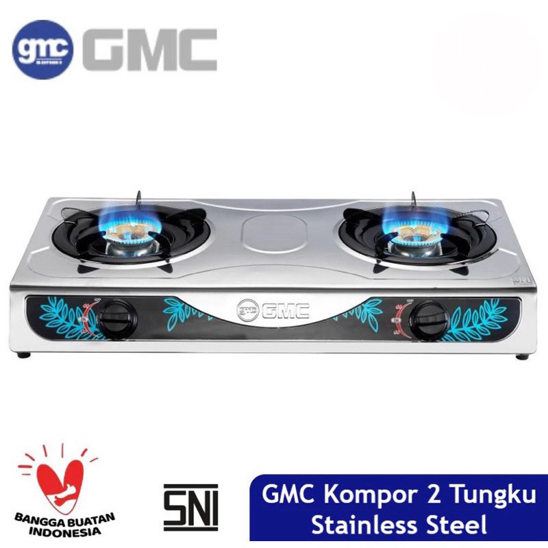 Jual GMC Kompor Gas 2 Tungku Stainles GMC 211 - Garansi 1 Tahun ...