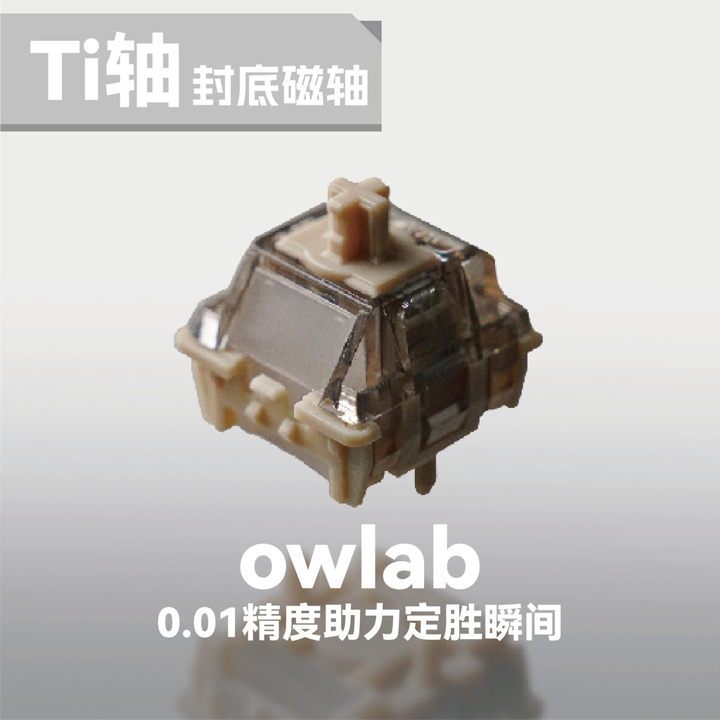 Jual Owlab Ti HE Magnetic Switch Hall Effect Switch 40/50gf Keyboard ...