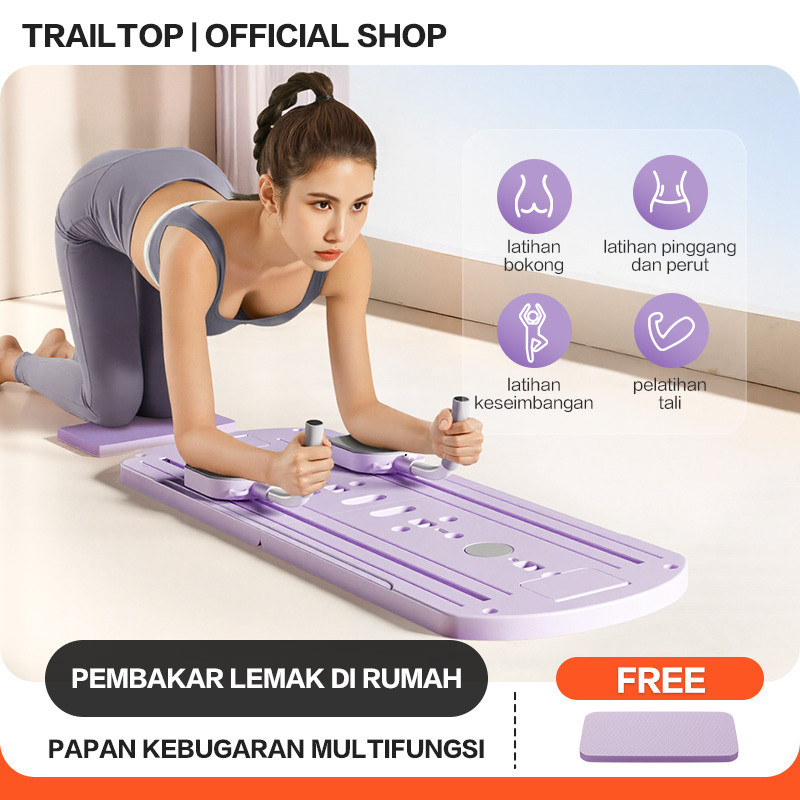 Jual TrailTop Papan Perut Latihan Aerobik Pilates Board 5 ln 1 Push Up ...