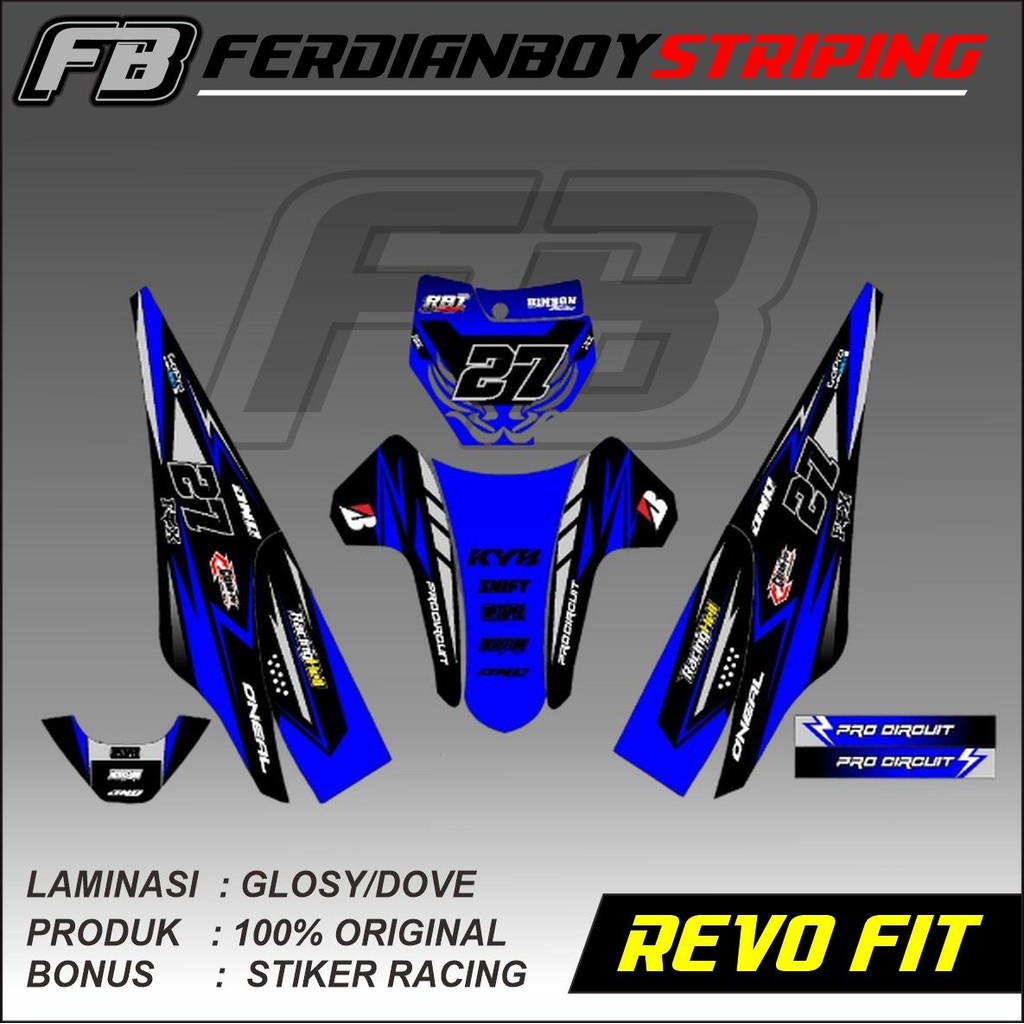 Jual Sticker DECAL RBT MOTOR REVO ABSOLUTE 110 FULL BODY MOTOR ...