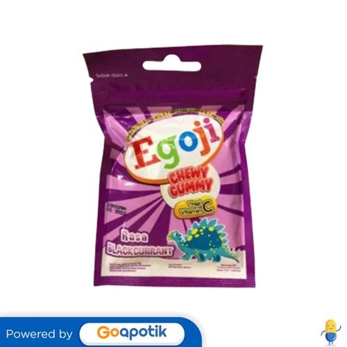 Jual Egoji Chewy Gummy Rasa Blackcurrant Sachet 10 Tablet | Shopee ...