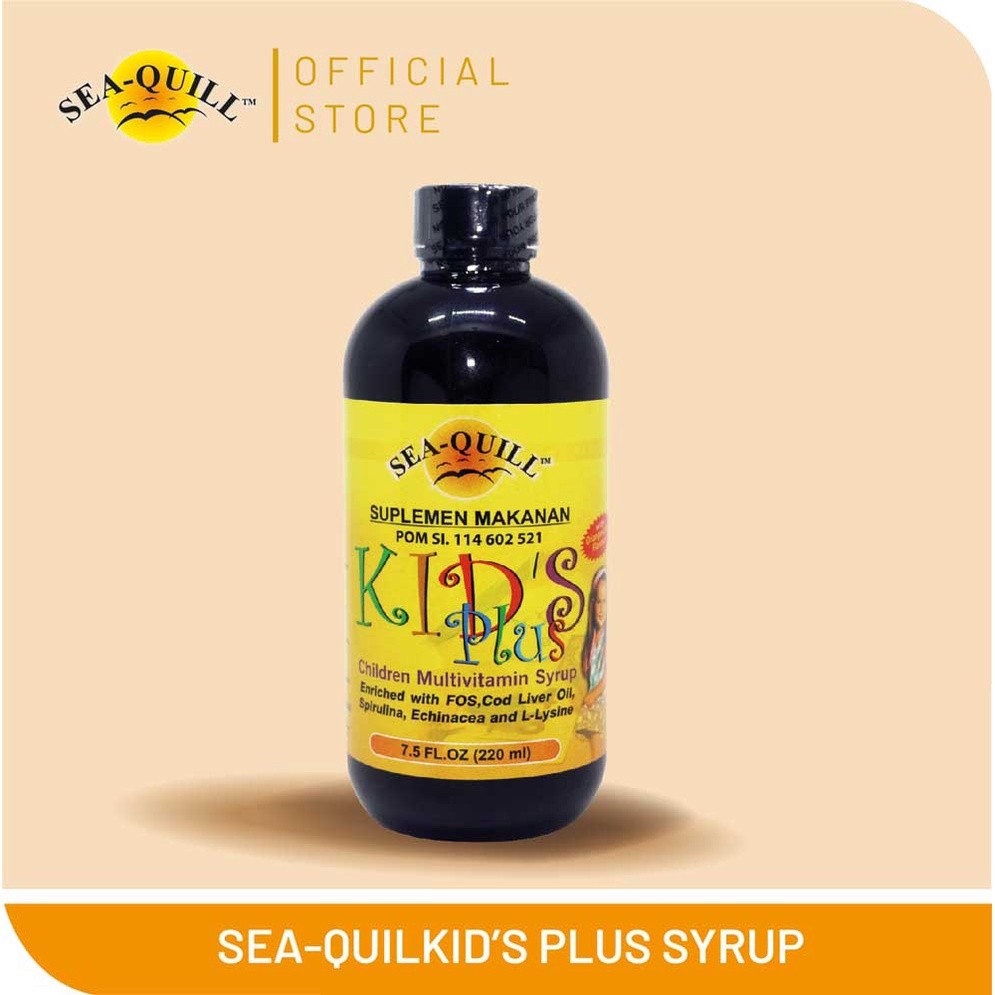 Jual Sea Quill Kid's Plus Multivitamin Syrup 220 ml | Shopee Indonesia