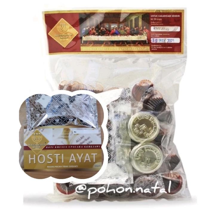 Jual TL Paket Anggur Cup dan Hosti Ayat Rosgung Roti Perjamuan Kudus ...