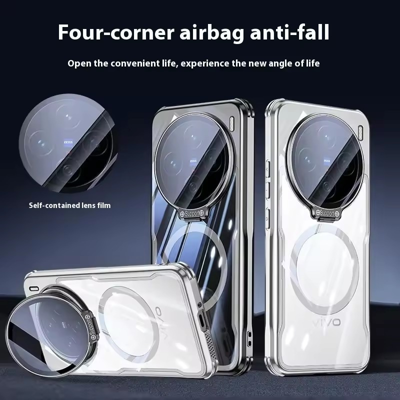 Jual Mewah Akrilik Jelas Magnet Wireless Charge Case Untuk Vivo X200 Ultra Pro Mini X200S X100S ...