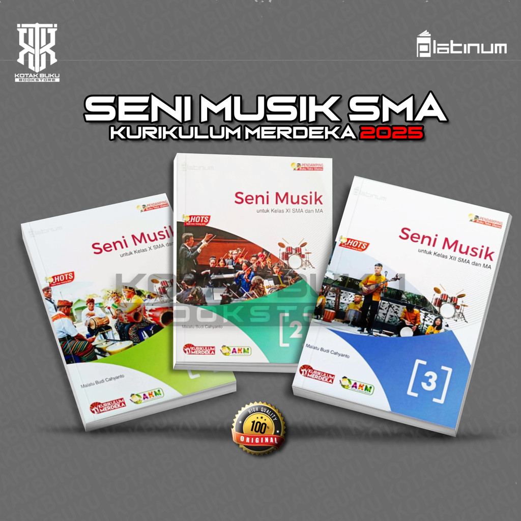 Jual Buku Seni Musik Kelas 10 11 12 SMA Kurikulum Merdeka / Seni Musik SMA / Platinum / Revisi ...