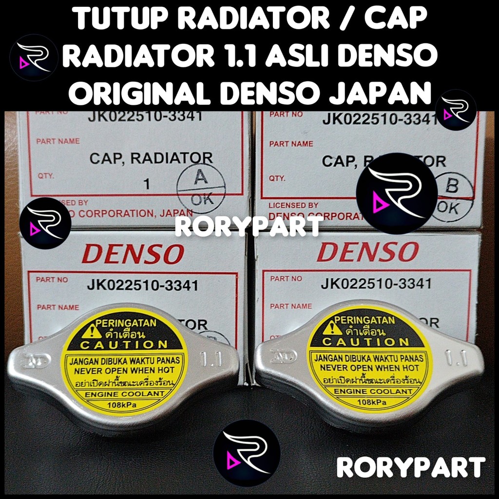 Jual TUTUP RADIATOR CAP RADIATOR 1.1 ORIGINAL ASLI DENSO JAPAN | Shopee ...