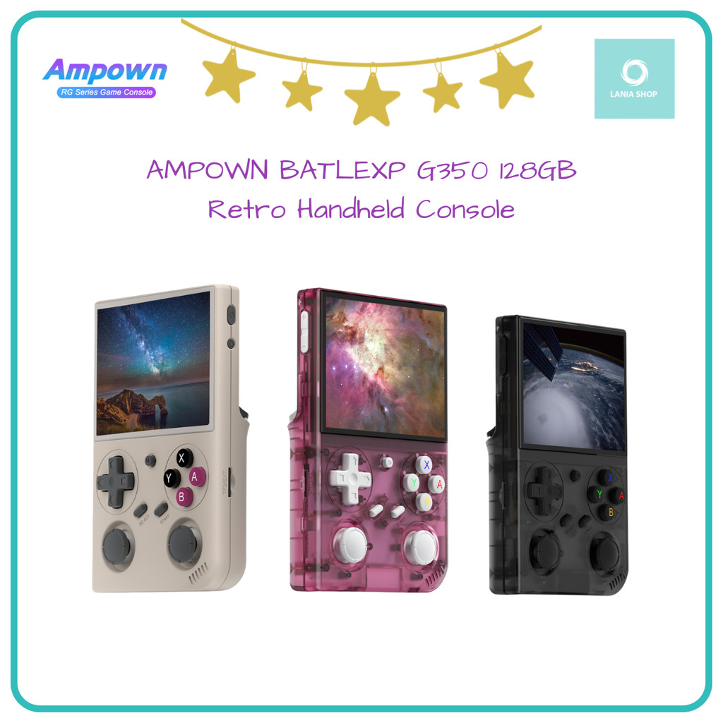 Jual AMPOWN BATLEXP G350 128GB Konsol Game Genggam Retro 3.5 Inch IPS ...