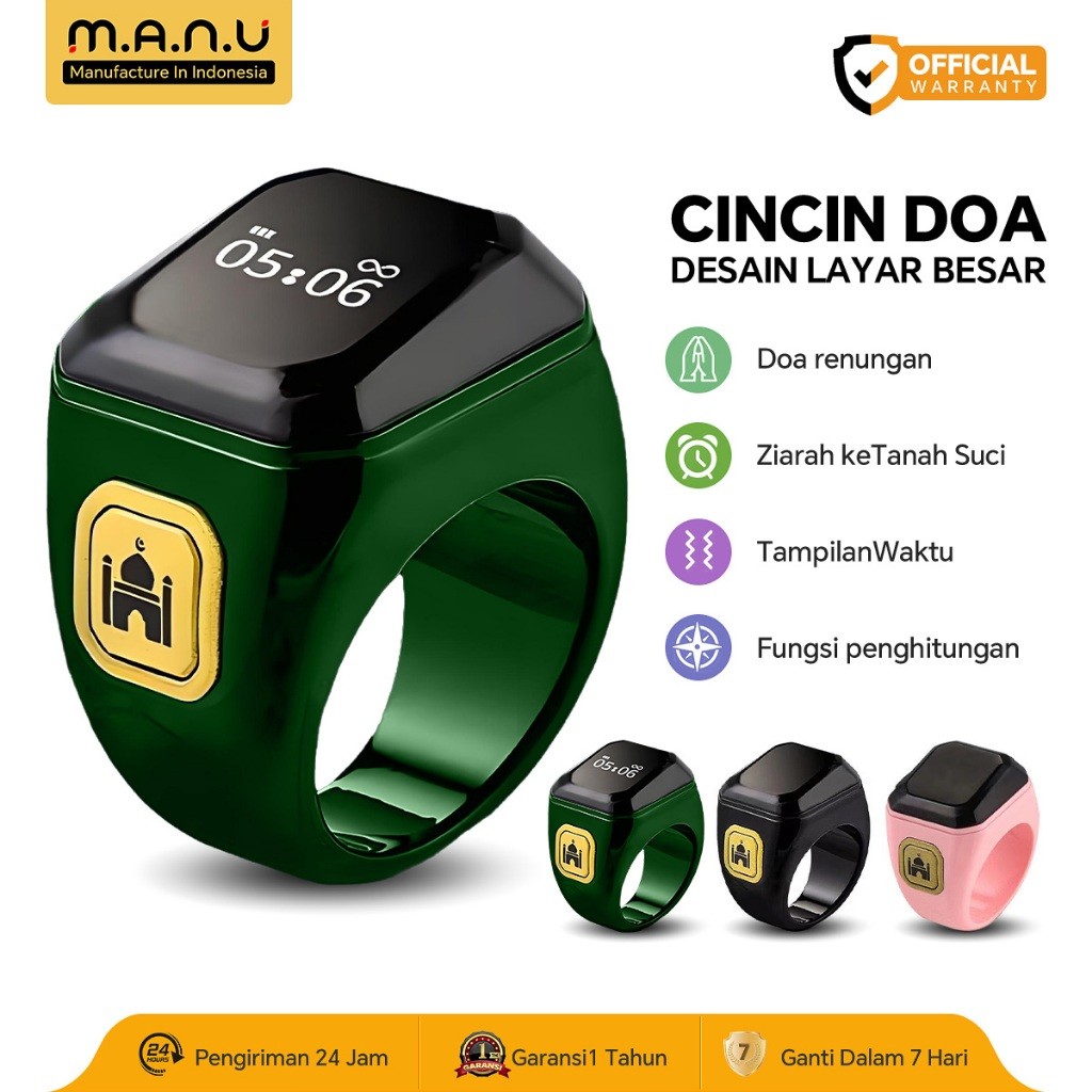 Jual JUANXSHOP 【24 Bulan Garansi】Manu Cincin Tasbih Zikr Ring Tasbih ...