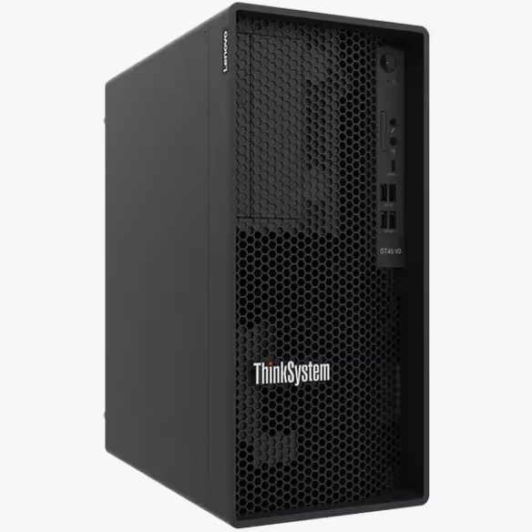 Jual Lenovo ThinkSystem ST45 V3 Tower Server EPYC 4124P 16GB 2TB AMD ...