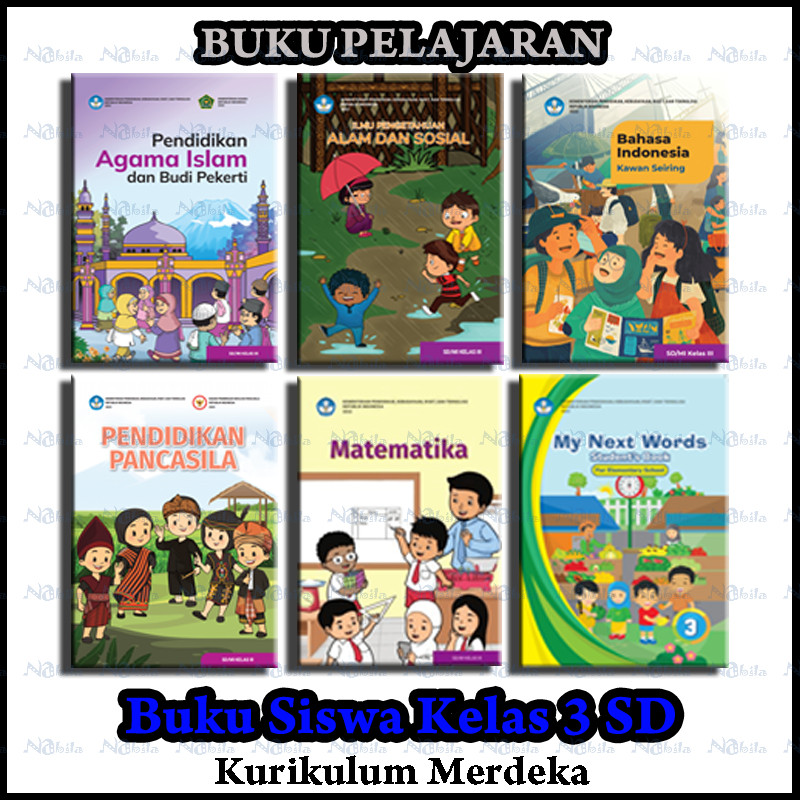 Jual Buku Paket Kelas 3 SD Kurikulum Merdeka | Shopee Indonesia