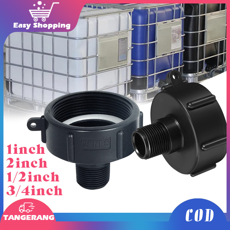 Jual 1pcs IBC Tank Adapter Tutup Toren IBC Ke Drat Luar 1/2 3/4 1 2 ...