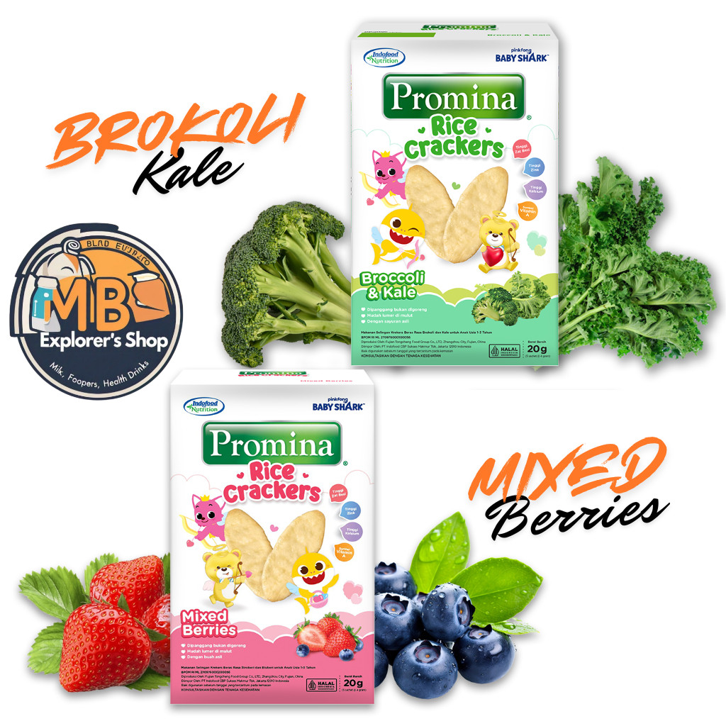 Jual Promina Rice Crackers 20g Cemilan Bayi 6 12 Bulan Cracker Dan ...