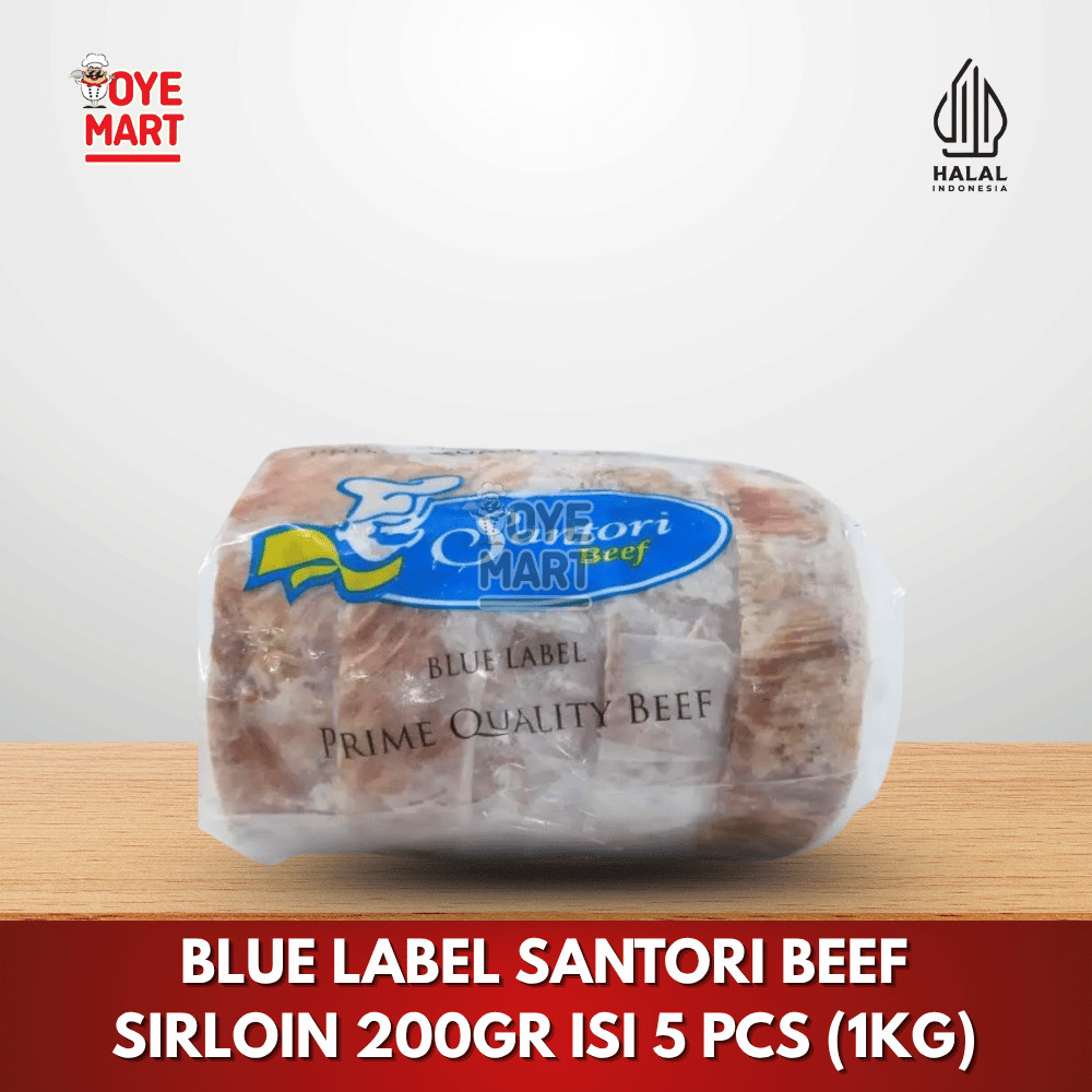 Jual BLUE LABEL SANTORI TENDERLOIN 1000GR ISI 5 PCS / MELTIQ BEEF ...