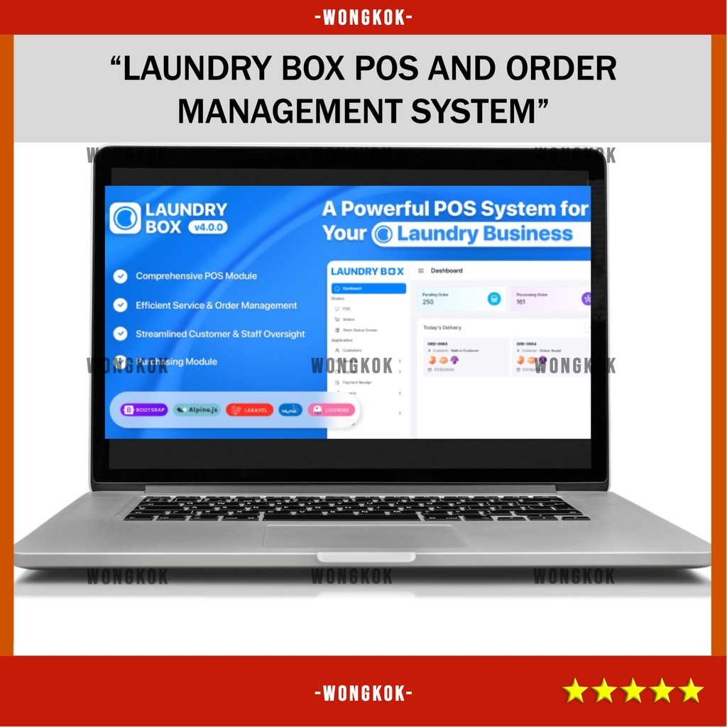 Jual SOURCE CODE APLIKASI WEB LAUNDRY BOX POS AND ORDER MANAGEMENT ...