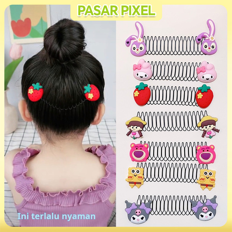 Jual Sisir rambut anak-anak, sisir jepit rambut kartun, hiasan kepala ...