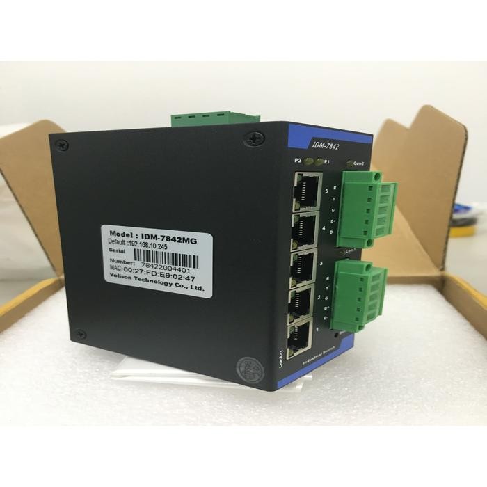 Jual IDM-742MG Ethernet Switch plus Isolated Modbus Gateway | Shopee ...