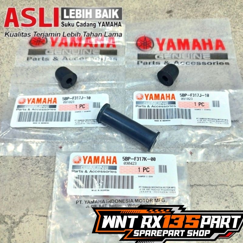 Jual KARET DAMPER DUDUKAN BRACKET BREKET LAMPU DEPAN OVAL RX KING ...