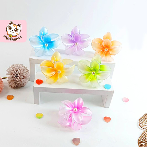 Jual [isi2] Jepit Flower / Jepit kamboja /Jepit Rambut(B)Wrna+Putih ...