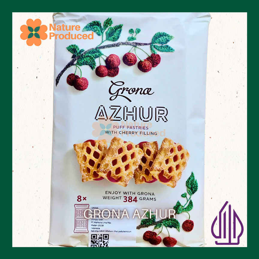 Jual [Grona] Azhur Puff Pastries with Cherry Filling – Puff Pastry ...