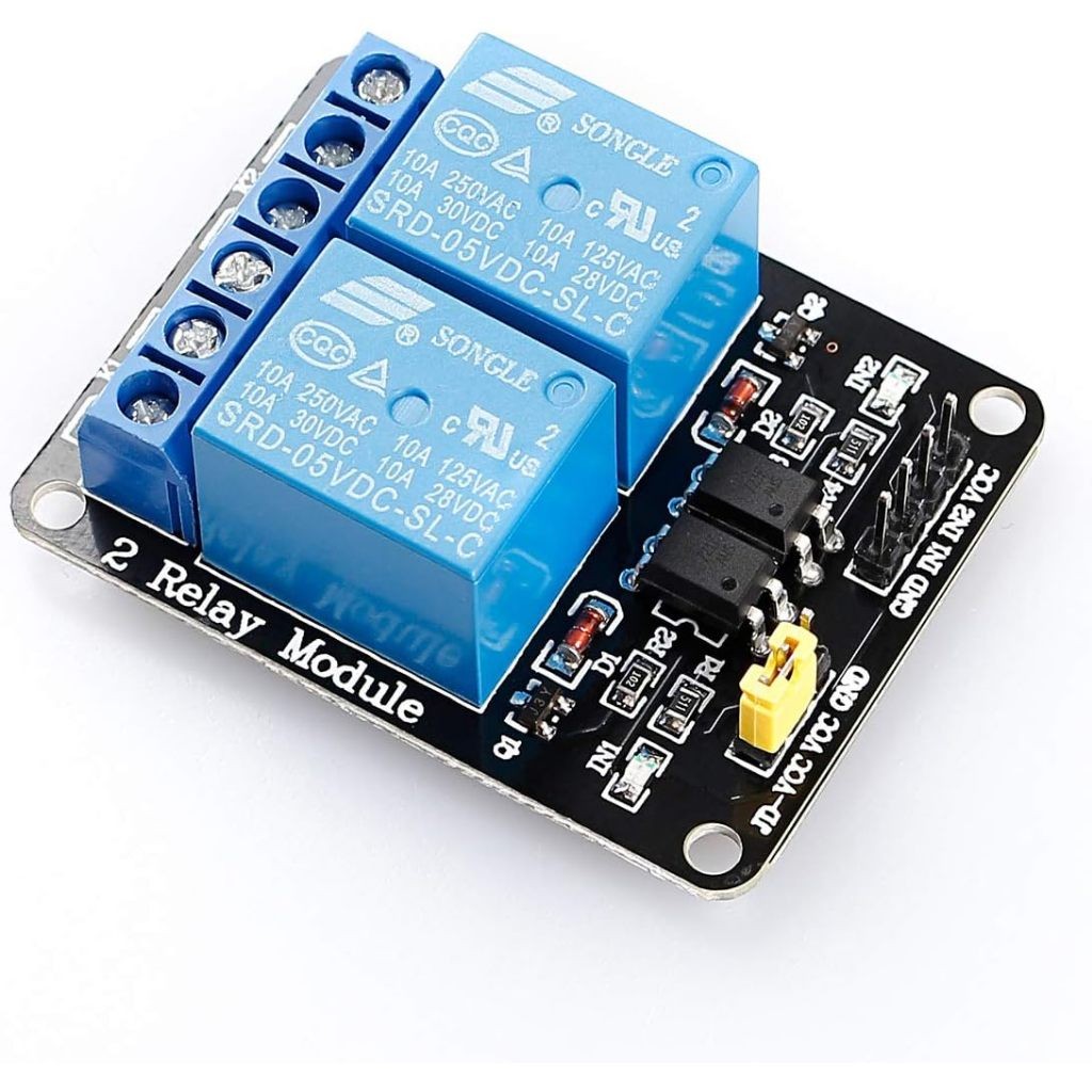 Jual 2 Channel DC 5V Relay 2CH 2 CH Module with Optocoupler Low Level Trigger Expansion Board ...