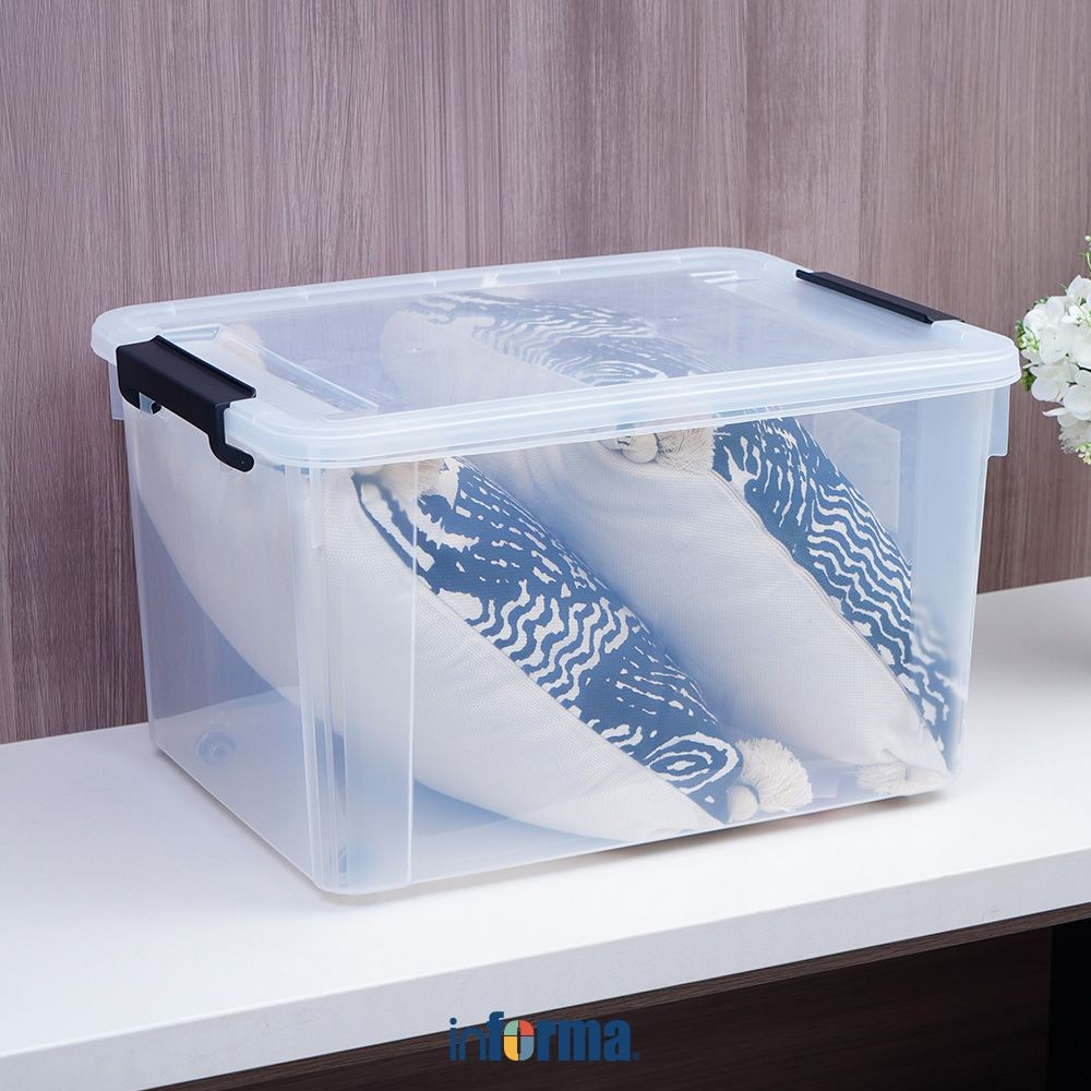 Jual Informa 55.5X41X32.5 cm Widea Kotak Penyimpanan Dengan Roda Kotak ...
