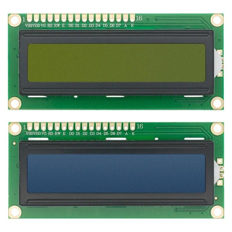 Jual LCD1602+I2C Module Blue / Yellow Green Screen 16x2 Character LCD ...