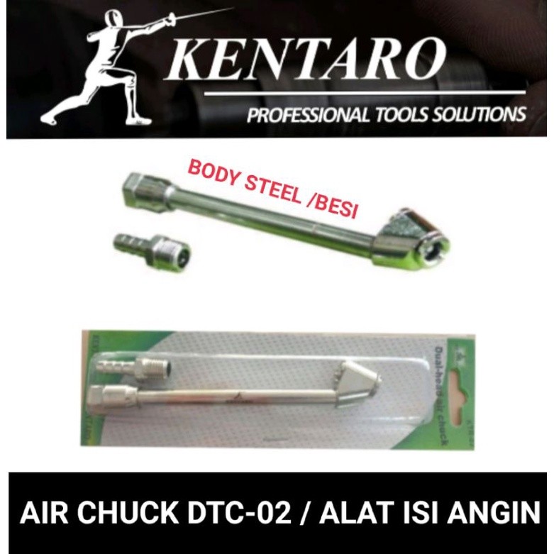 Jual air chuck Alat isi angin ban body besi Kentaro Japan quality ...