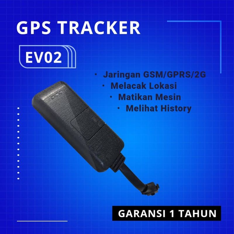 Jual Gps tracker EV02 free Aplikasi iogps/Trackerone bisa matikan mesin ...