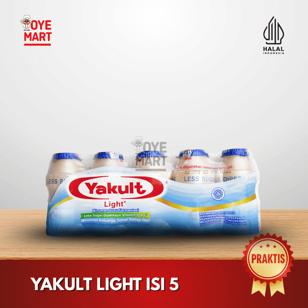 Jual YAKULT LIGHT ISI 5 / SUSU YOGURT SEGAR RENDAH GULA | Shopee Indonesia