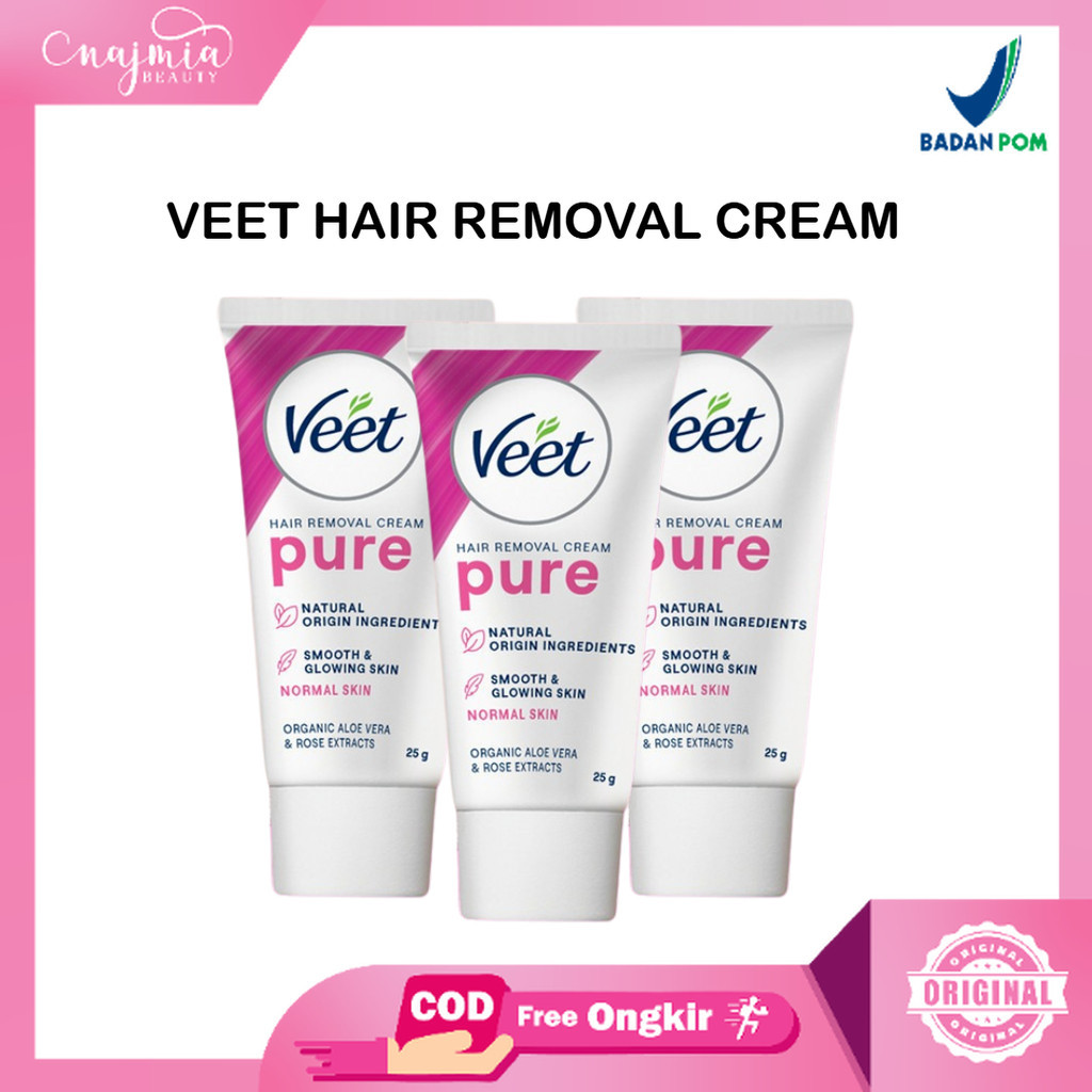 Jual Najmia 3 - Veet Normal Skin Hair Removal Cream 25g l Krim Perontok ...