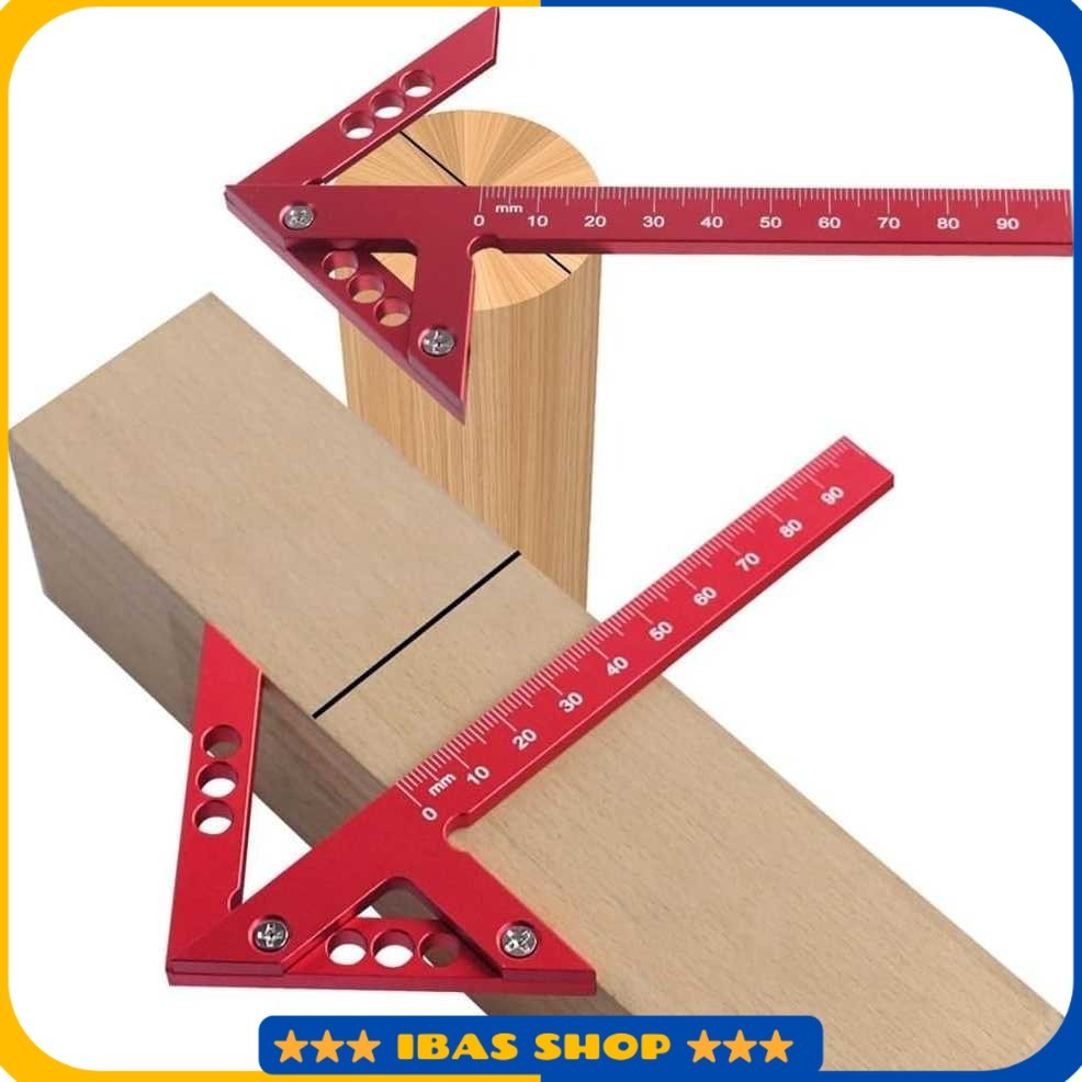 Jual Penggaris Siku Mistar Segitiga Center Finder 45 Degree 10cm - RH87 ...