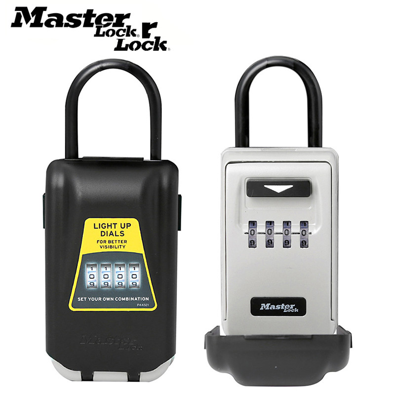Jual Master Lock Outdoor Key Safe Box Keys Storage Box Padlock Use ...