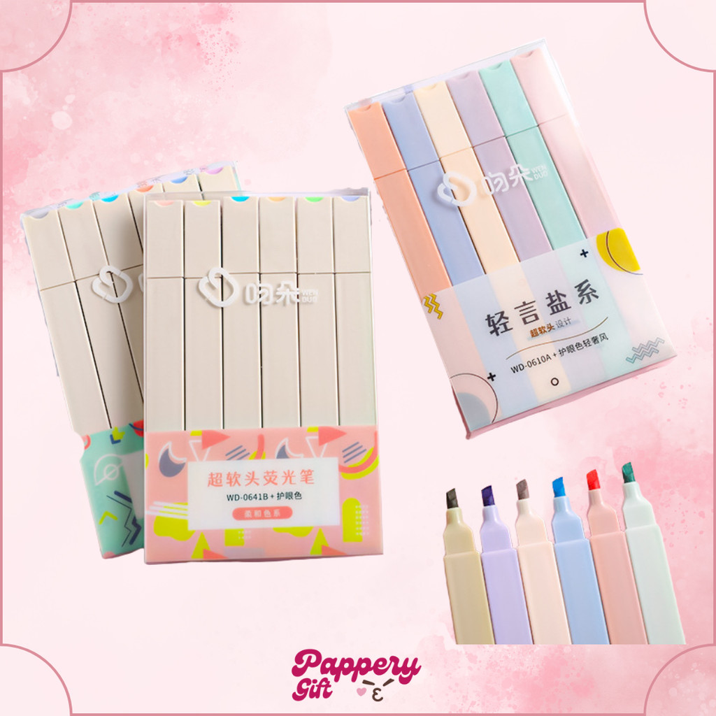 Jual Stabilo /stabillo warna/stabilo isi 6 warna pastel - SE0264 ...