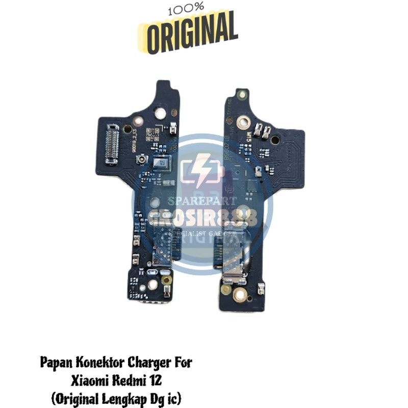 Jual Original Ada ic - Redmi 12 Flexibel Konektor Charger / Papan Con ...