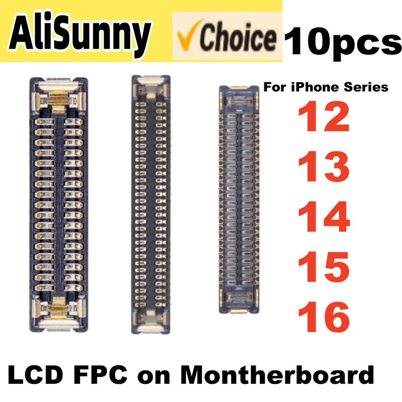 Jual 10pcs LCD Display FPC Flex Cable on Logic Board For iPhone 15 Plus ...