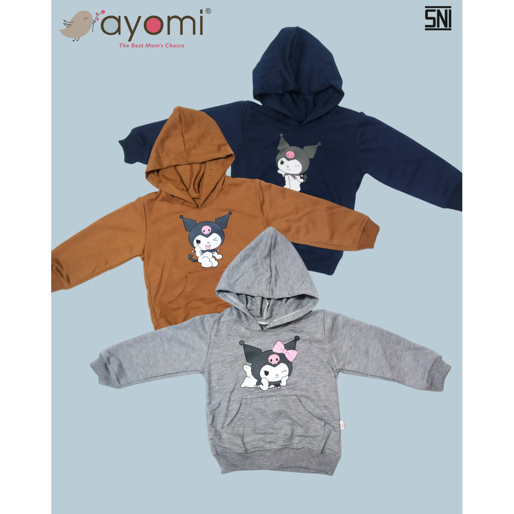 Jual AYOMI HOODIE ANAK KARAKTER BADTZMARU DAN KUROMI. | Shopee Indonesia