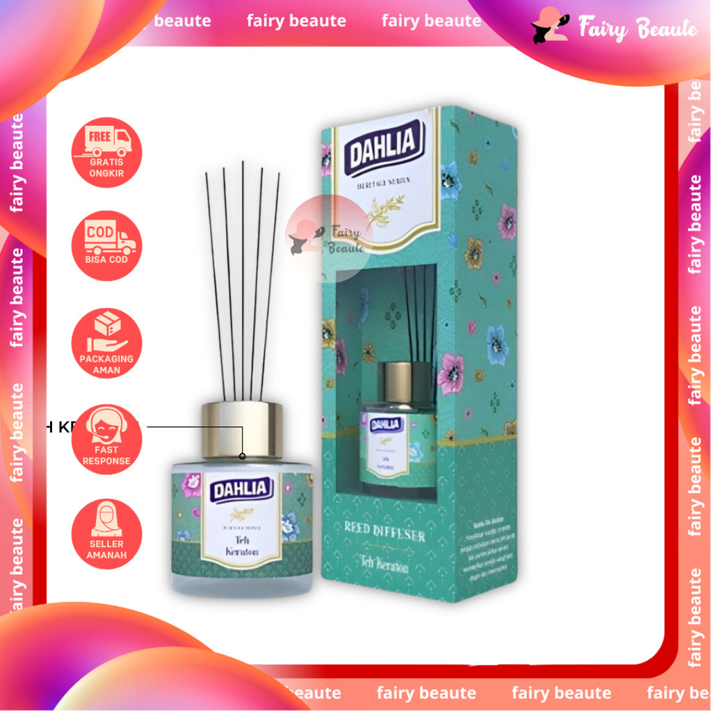 Jual Dahlia Reed Diffuser teh Keraton - Pengharum Ruangan | Shopee ...