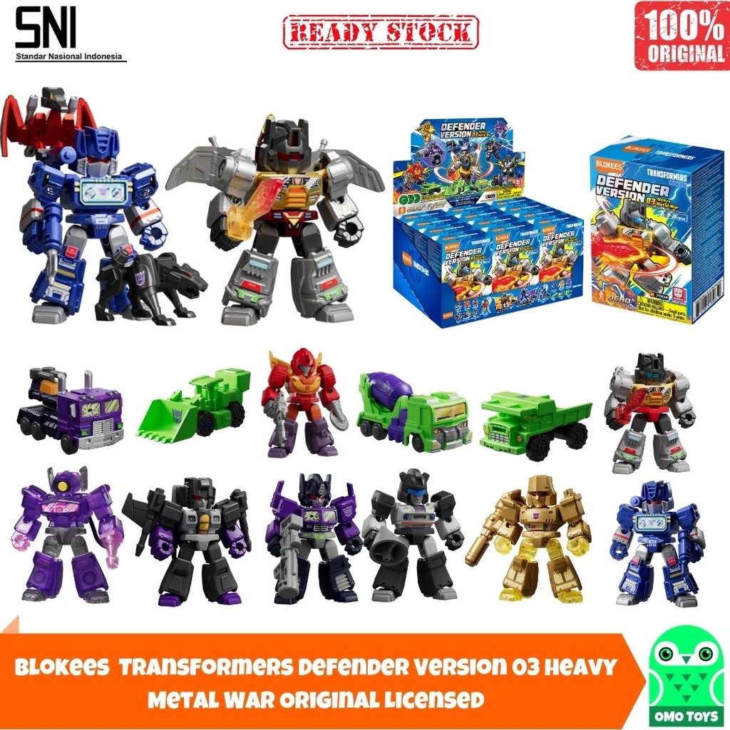 Jual Blokees Transformers Defender Version 03 Heavy Metal War Original ...