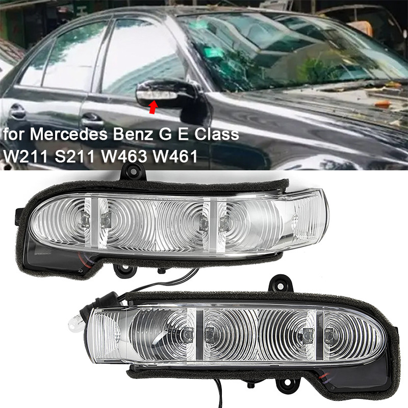 Jual Car Left Right Side Mirror LED Light Turn Signal Lamp Indicator ...