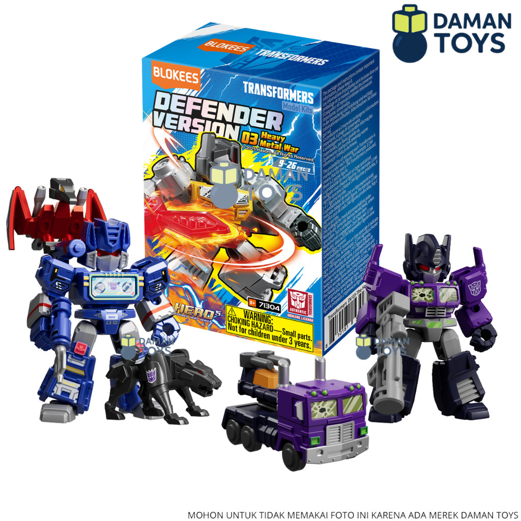 Jual Blokees Transformers Version Defender Blind Box 03 Shockwave ...