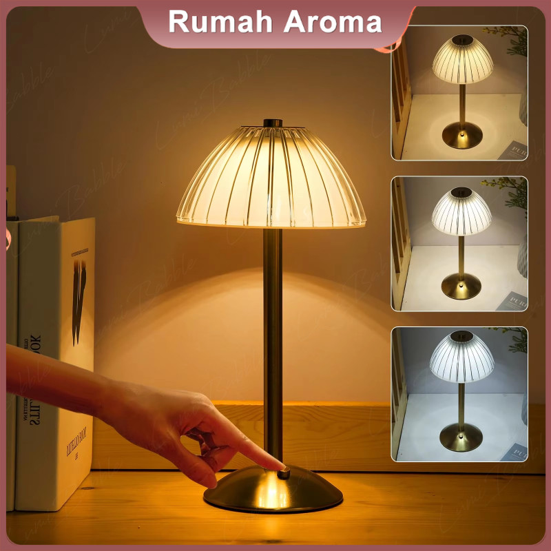 Jual Lampu Meja Portable LED Lampu Meja Aesthetic Lampu Estetik untuk ...