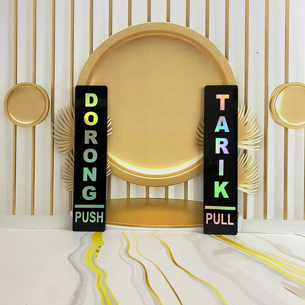 Jual ASO SIGN TARIK DORONG / GESER / PULL PUSH / BAHAN AKRILIK | Shopee ...