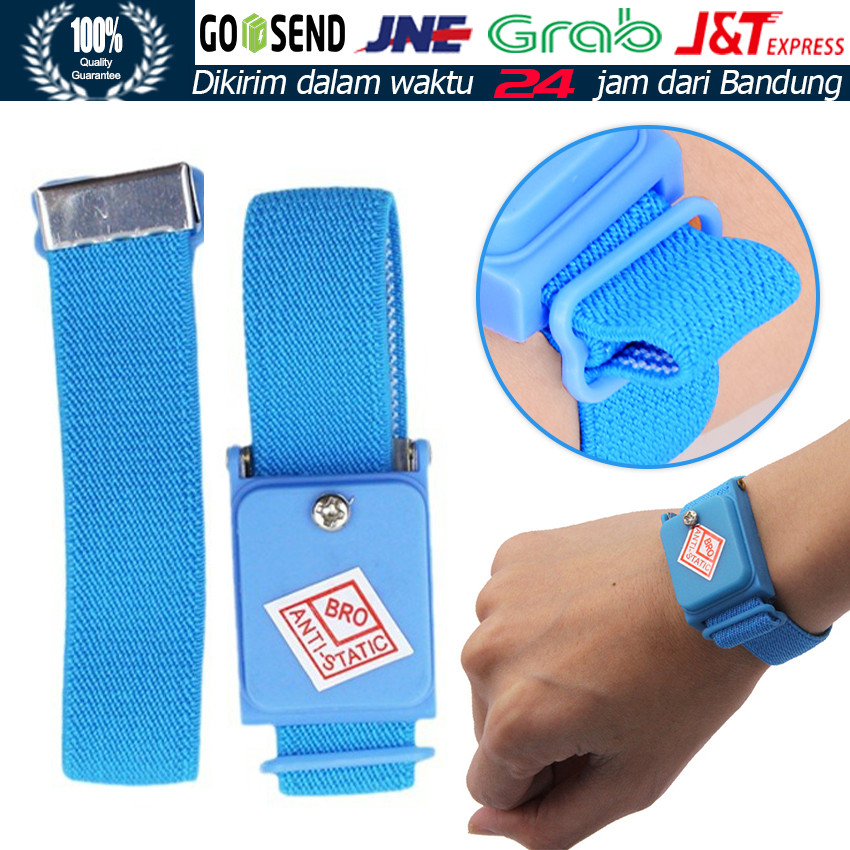 Jual Gelang Anti Setrum Tanpa Kabel / Anti-Static Wrist Strap ESD untuk ...